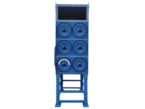 Blue inclined cartridge dust collector_Filter drum dust removal ...